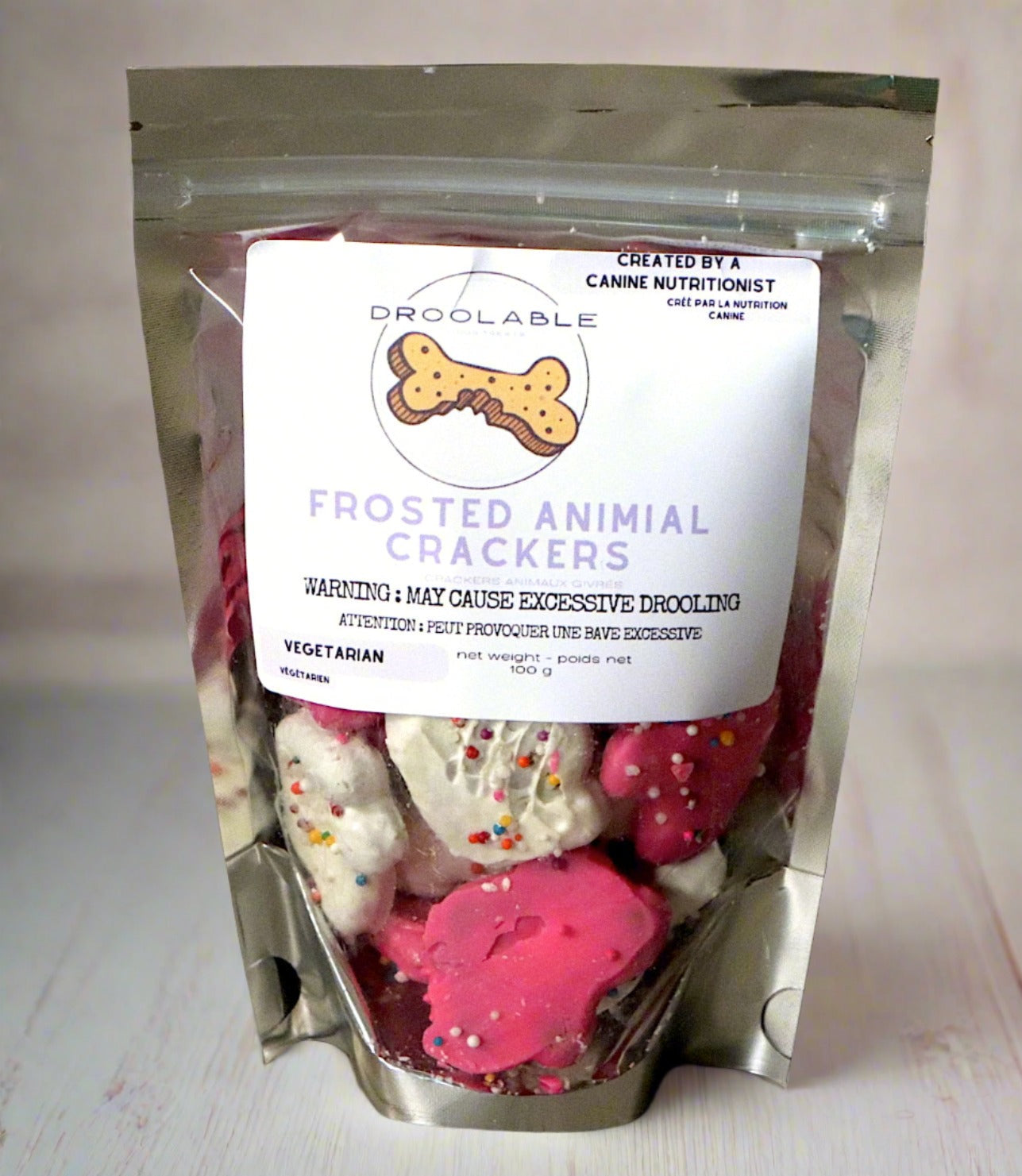 Frosted Animal Crackers | ALL NATURAL DOG TREATS – droolable